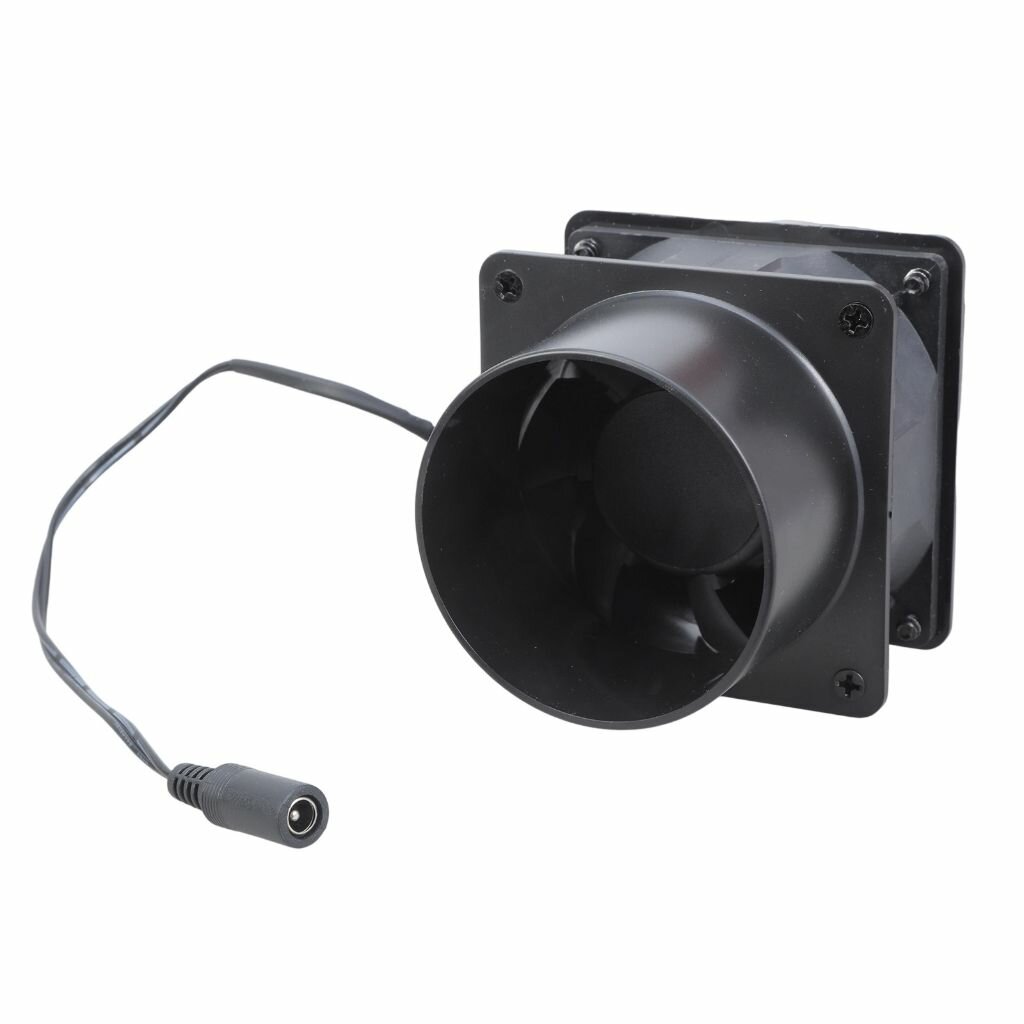 Канальный вентилятор диаметром 8 см с 2 воздуховодами 12V1.35A