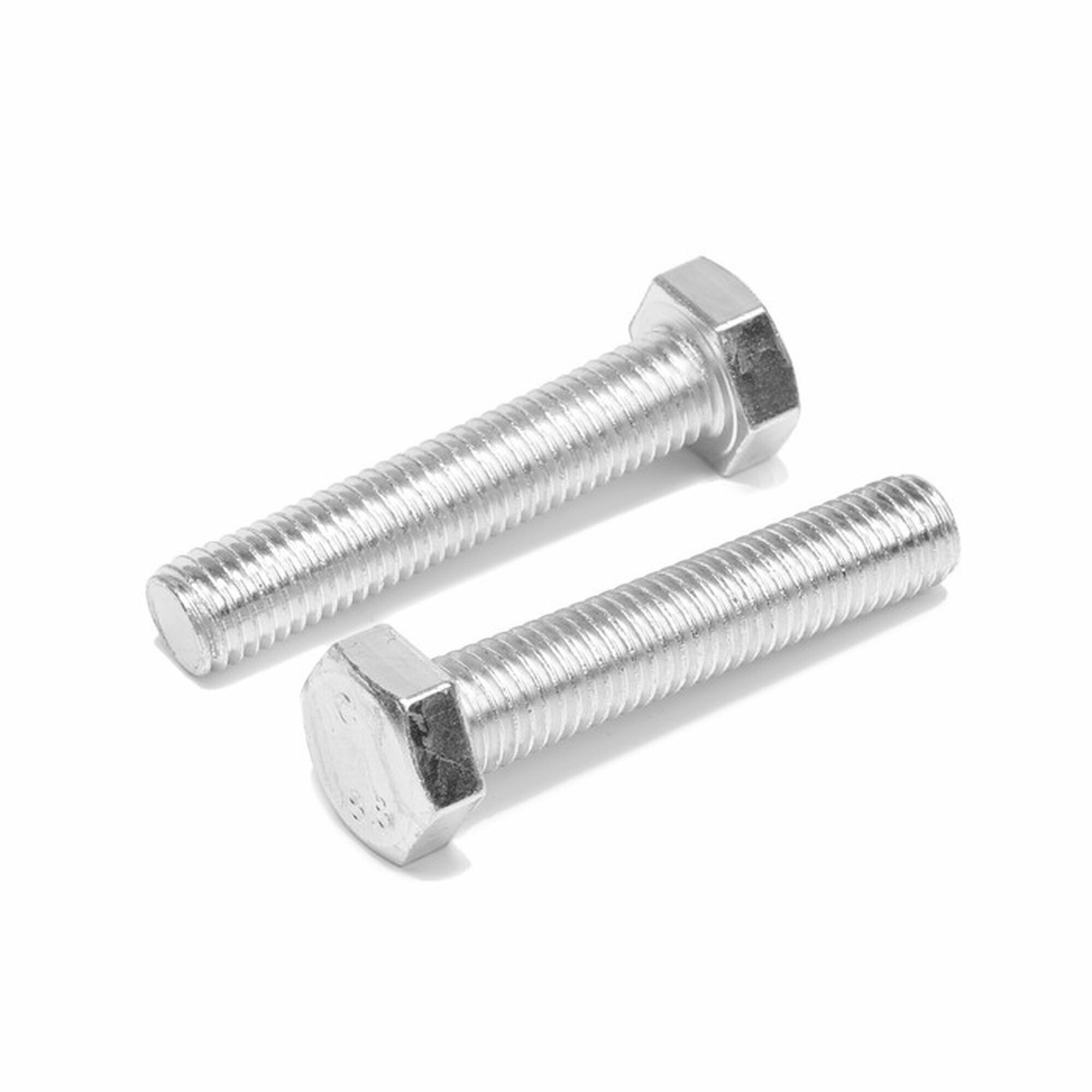 Болт тундра, оцинкованный, DIN 933, класс прочности 8.8, М12х60 мм, 5 кг