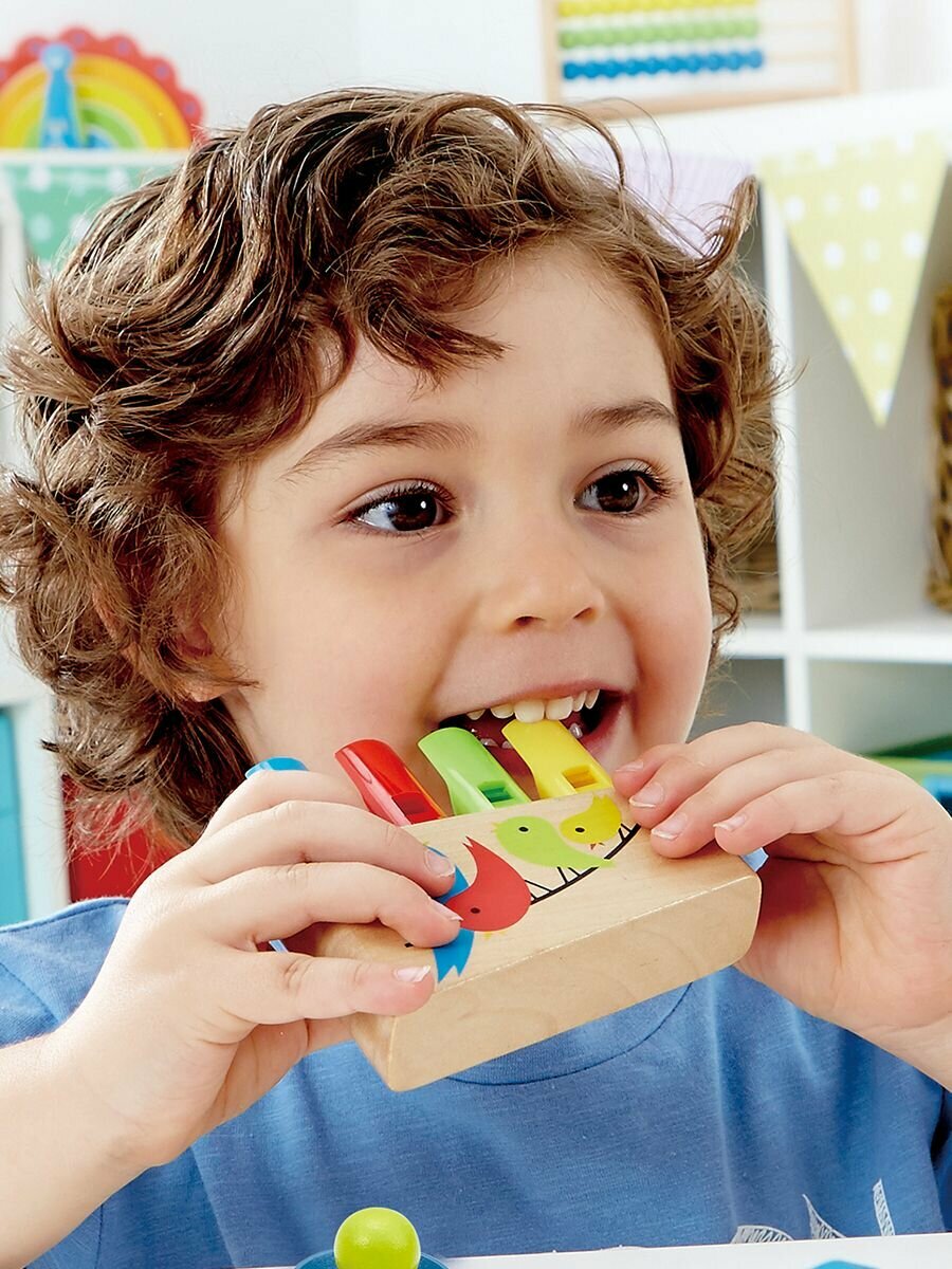 Детская музыкальная игрушка "Разноцветная флейта Пана"