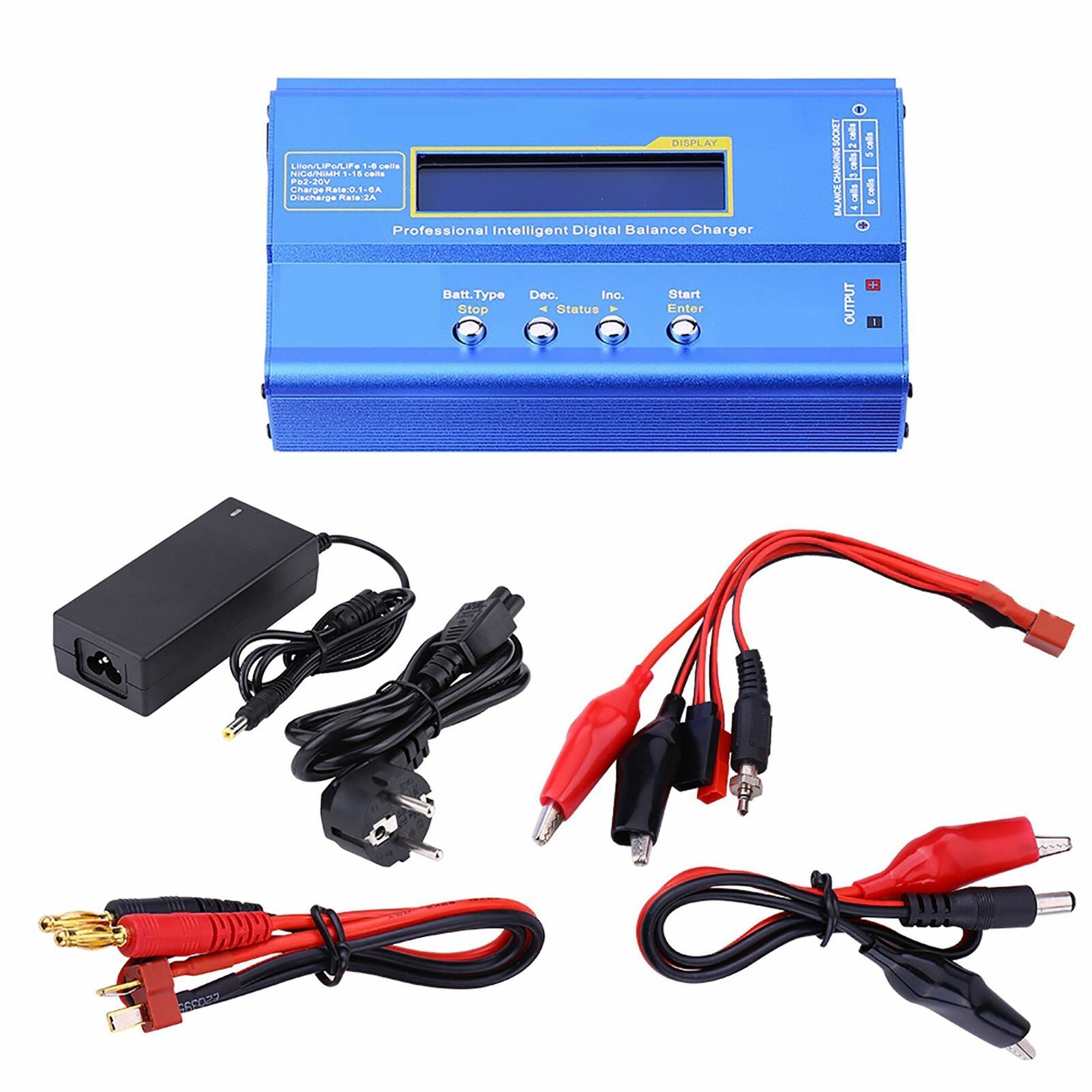 Для IMAX B6 80 Вт 16S Балансное зарядное устройство Разрядное устройство для Lipo NiMH NiCd аккумулятора 15 В 6А Адаптер