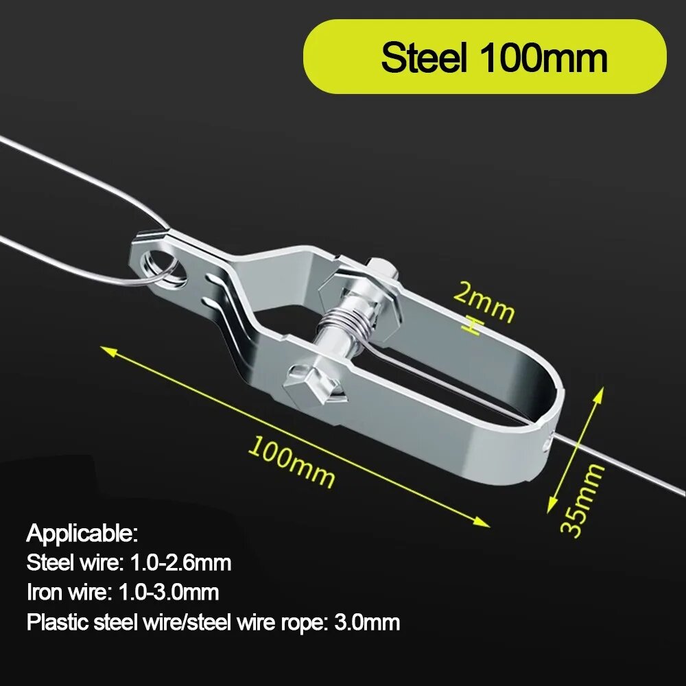 Стальной натяжитель проволоки 80-120 мм Steel 100mm