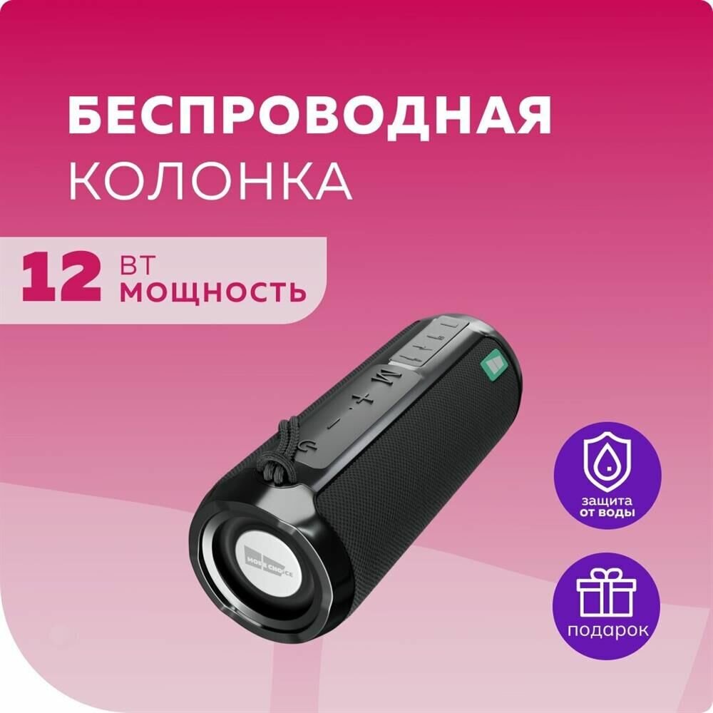 Колонка беспроводная музыкальная BS22 Black