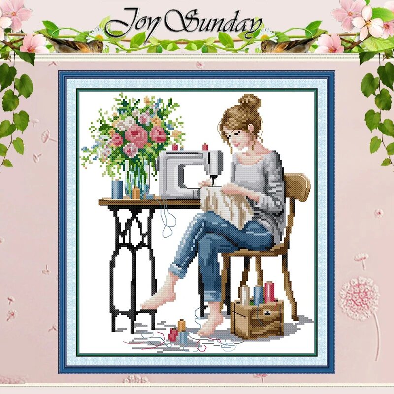 Набор для вышивки крестом Joy Sunday 16CT blank canvas