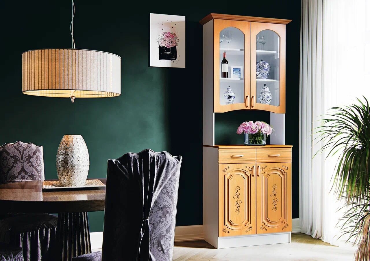 Буфет 2-х створчатый "Лиза-2" (Ольха матовый)