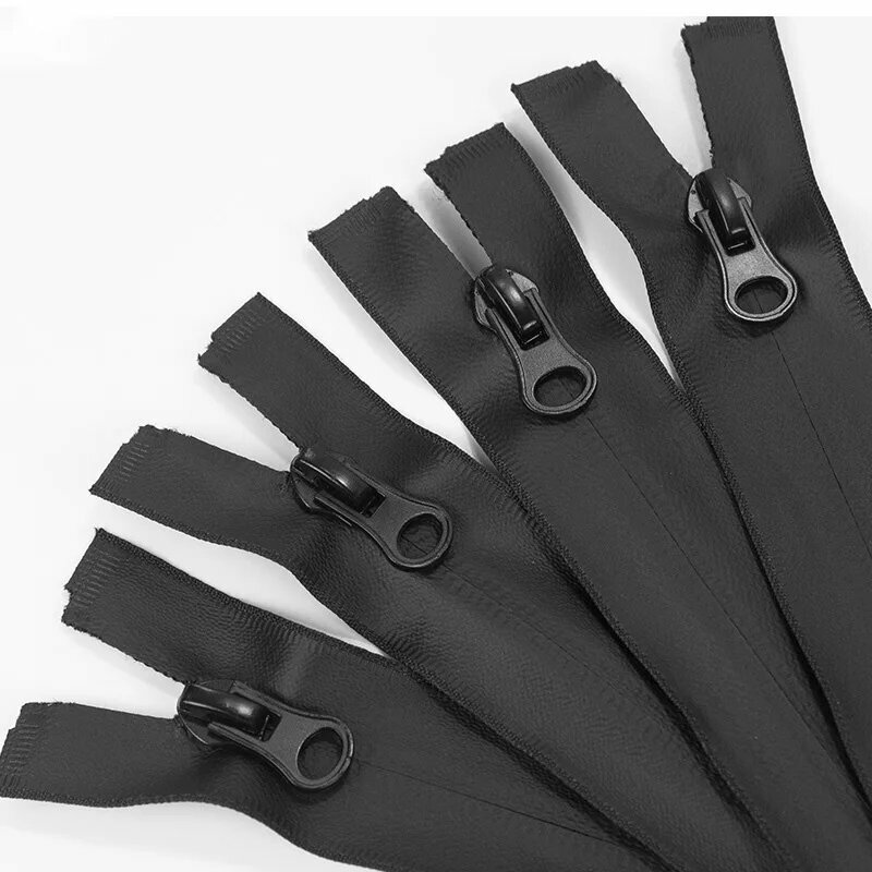 Водонепроницаемые черные нейлоновые молнии №5 40-100 см 70cm