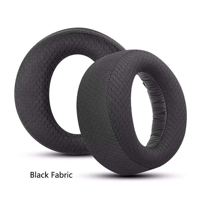JIESEMWER Амбушюры для Sony PS5 PULSE 3D Black Fabric 2pcs