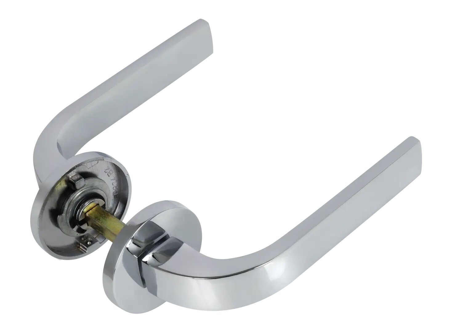 Дверные ручки Edson EDS-93H-R2, цвет хром
