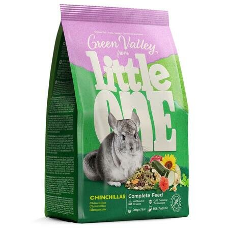 LITTLE ONE Green Valley 4 шт по 750 г корм для шиншил из разнотравья