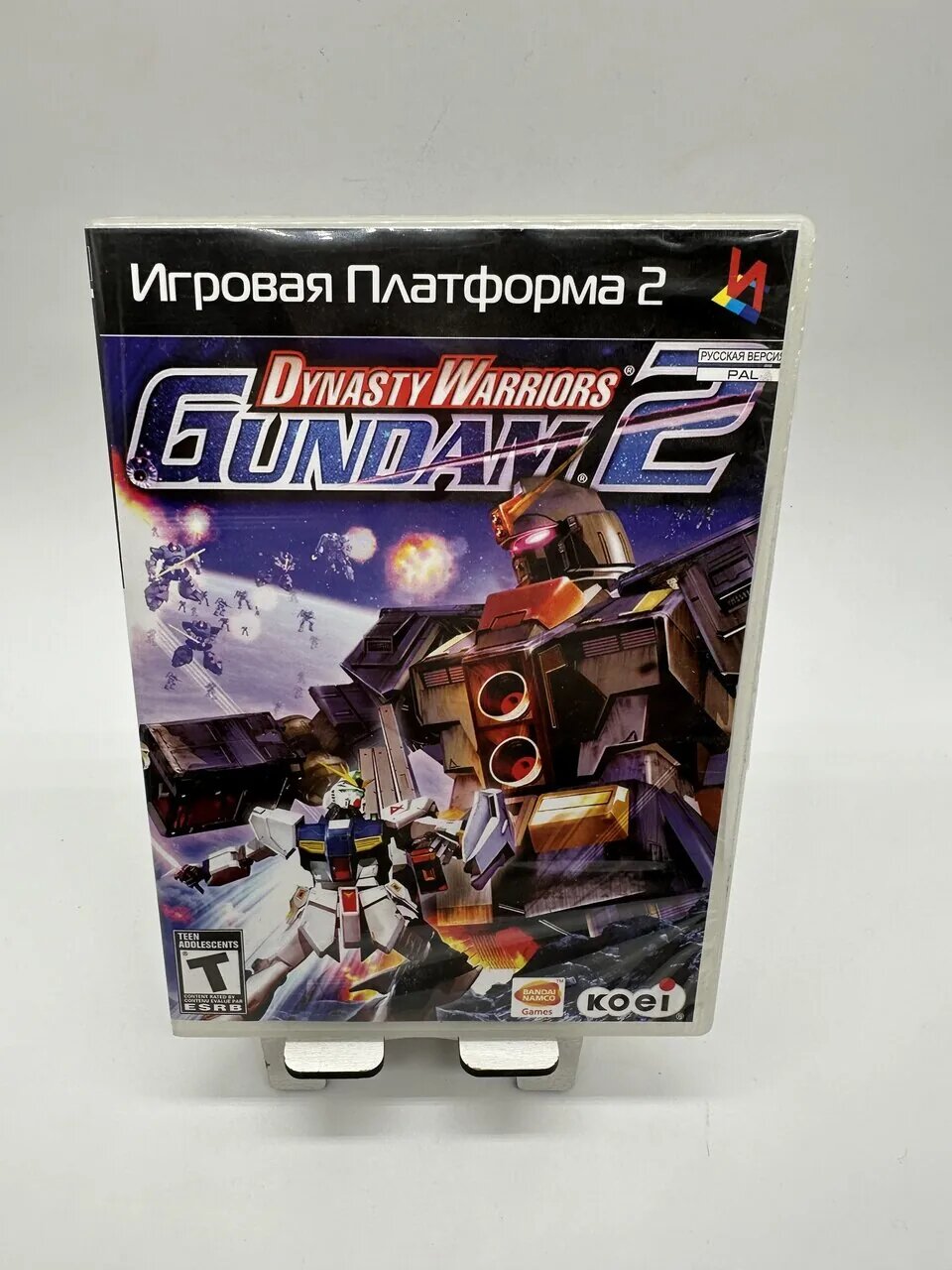 Диск с игрой Dynasty Warriors Gundam 2 на PlayStation 2 прошитую