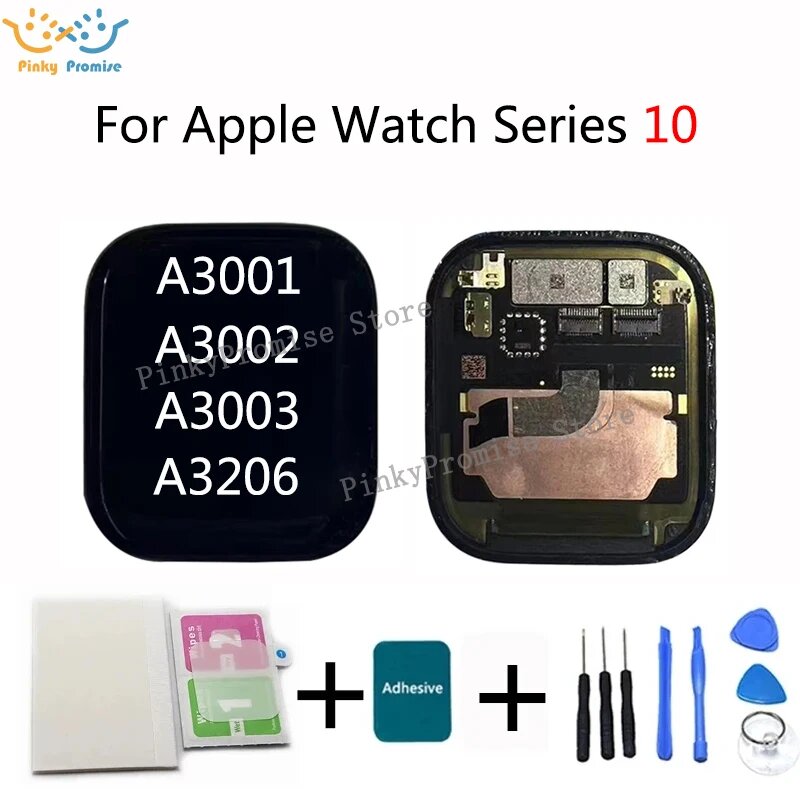 OLED ЖК-дисплей с цифровым преобразователем сенсорного экрана в сборе для Apple Watch series 10, 42 мм, 46 мм 42mm