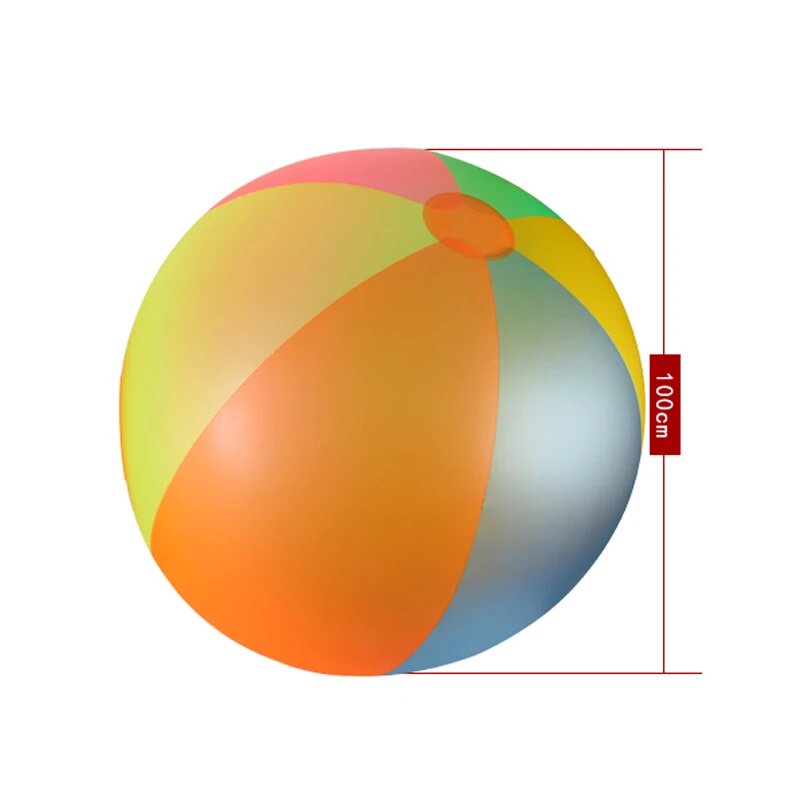 Надувной мяч ПВХ 60-100 см