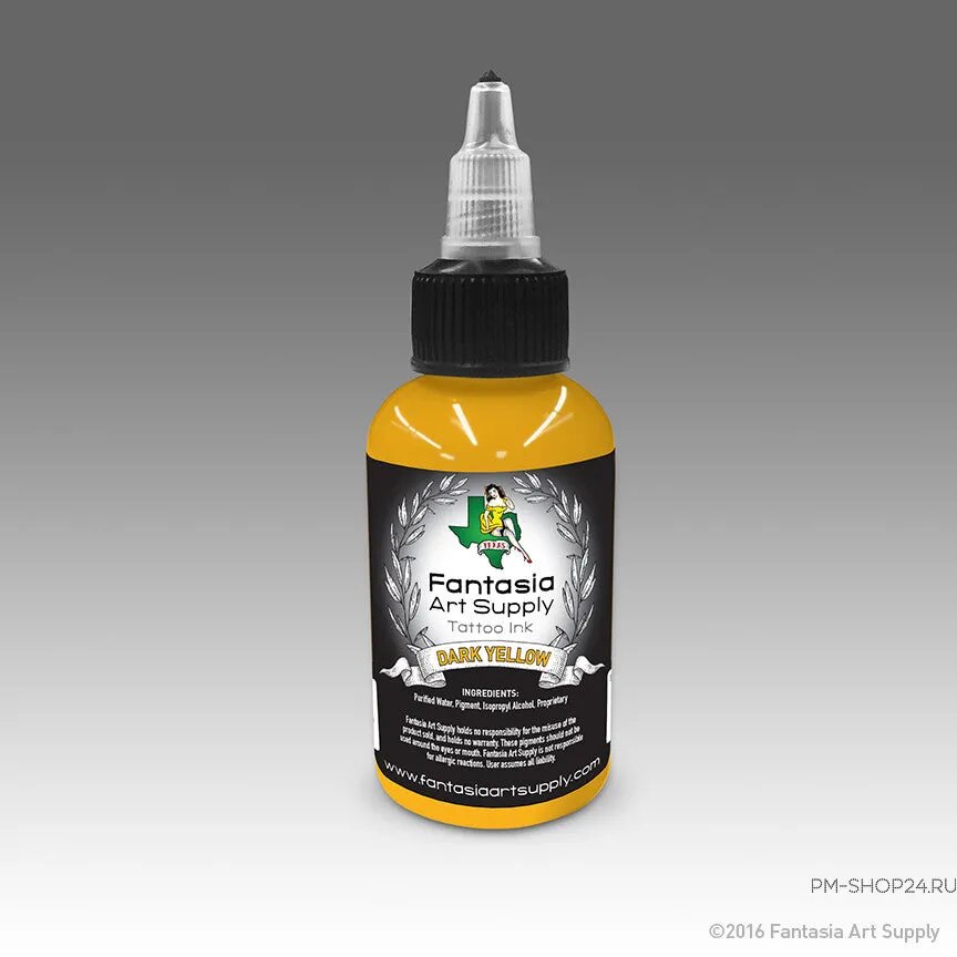 Тату-пигмент Fantasia Dark Yellow 8 Oz (240 мл)