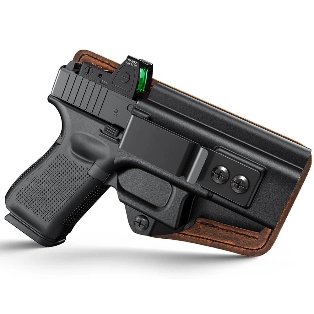 Кобура для пистолета Glock Kydex и кожаная гибридная кобура для правой руки Right Hand