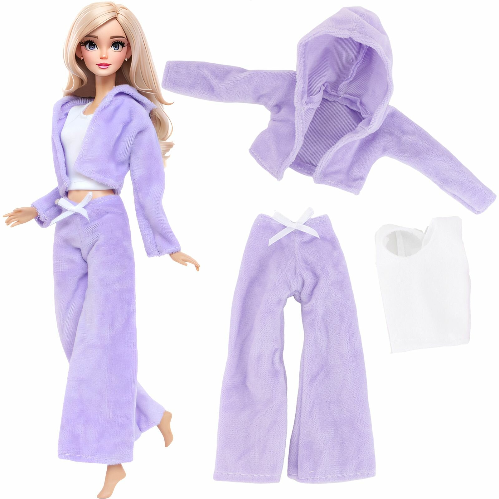 Набор одежды для куклы барби, Спортивная Одежда для кукол 29-30см аксессуары платья