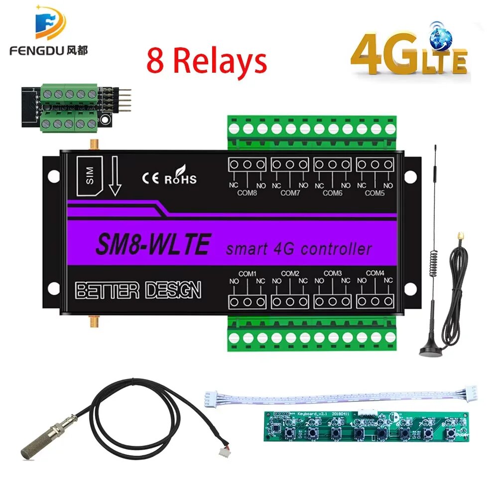 GSM модуль управления воротами FD SM8-WLTE SM8-EU with Line