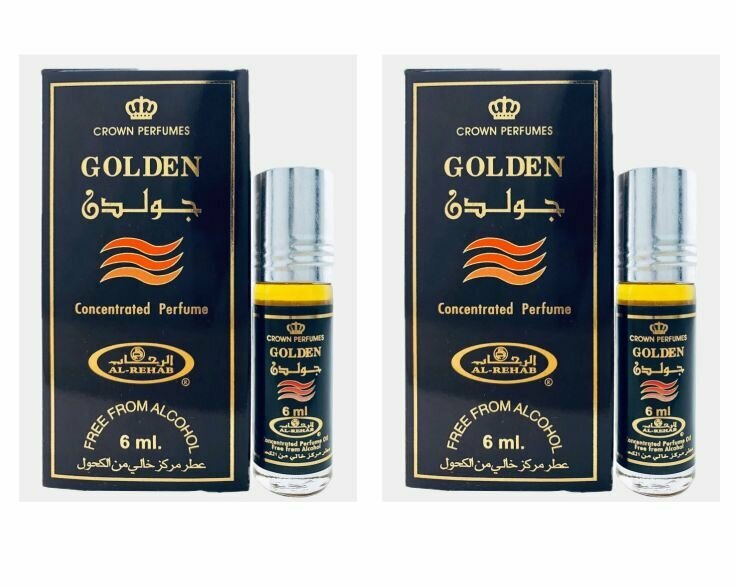 Al Rehab Парфюмерное масло GOLDEN , 6 мл
