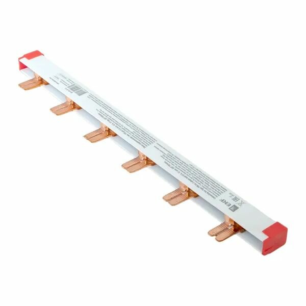 Шина соединительная 2Р 63А PIN 12мод 220мм шаг 18мм EKF