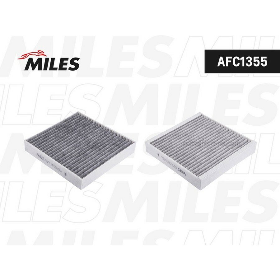 MILES AFC1355 Фильтр салона JAGUAR XJ/XF 08- угольный