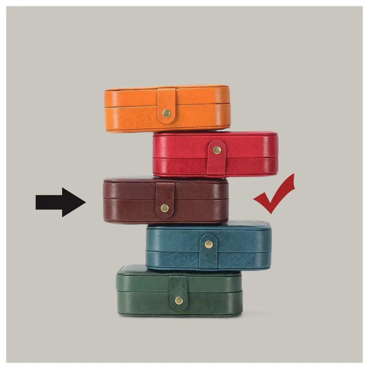 Итальянская тосканская шкатулка для драгоценностей из воловьей кожи первого слоя, кожаная шкатулка для хранения ювелирных изделий Florentine ручной работы, coffee color