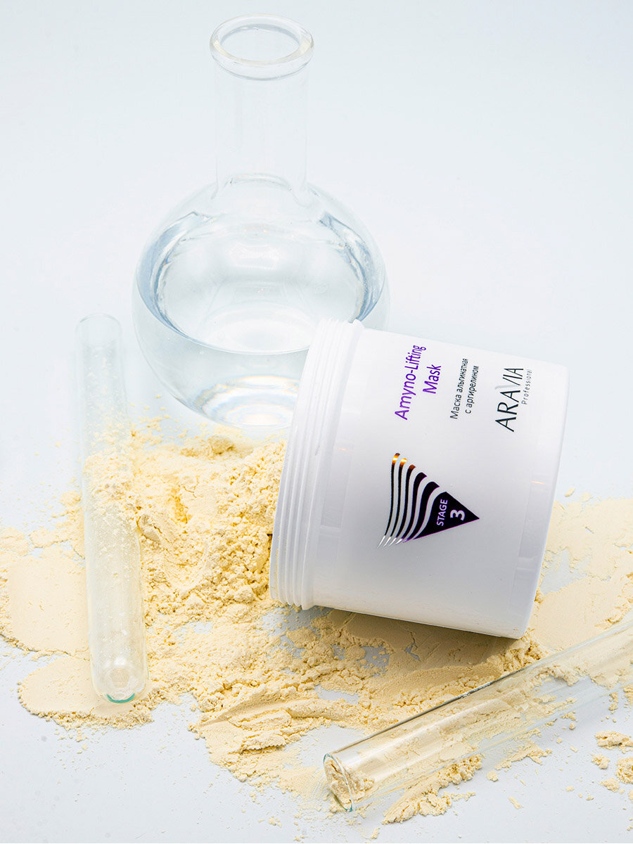 Aravia Professional Маска альгинатная с аргирелином Amyno-Lifting, 550 мл.