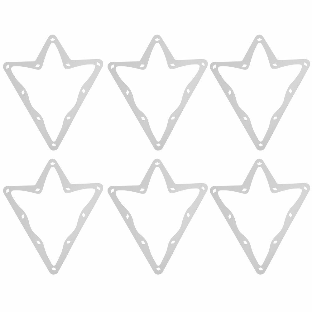 6шт Бильярдная Волшебная Стойка Листовой Настольный Пул с 10 Шариками Бумажный Наконечник Инструмент Аксессуар Белый