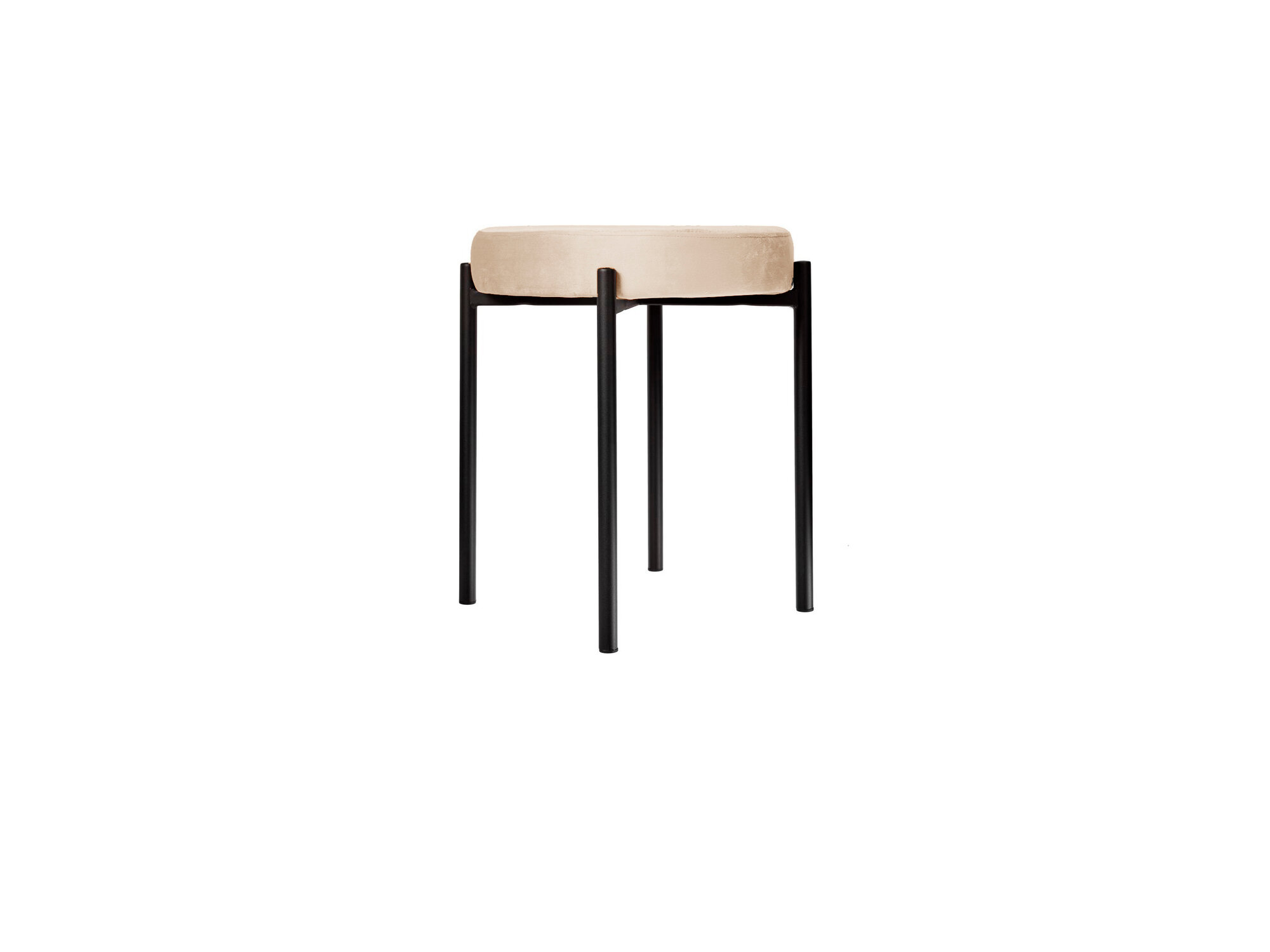 Табурет M DikLine, B03 BEIGE, ножки черные