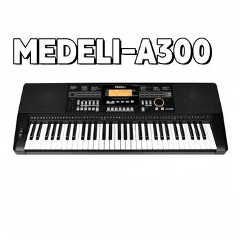 Цифровой синтезатор Medeli A300 чёрный, 61 клавиша, для начинающих взрослых и детей