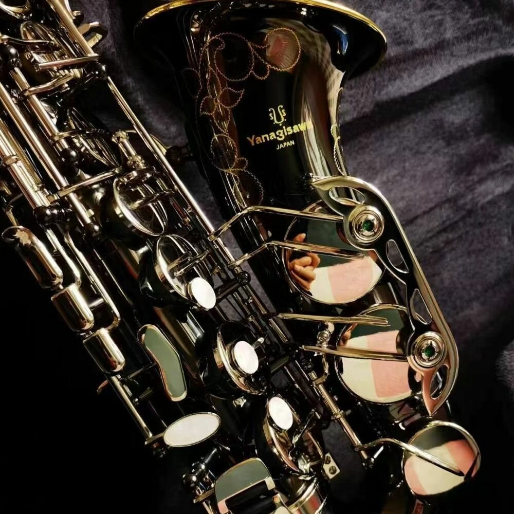 Новый W037 Черный альт-саксофон ми-бемоль французский крафтовый музыкальный инструмент