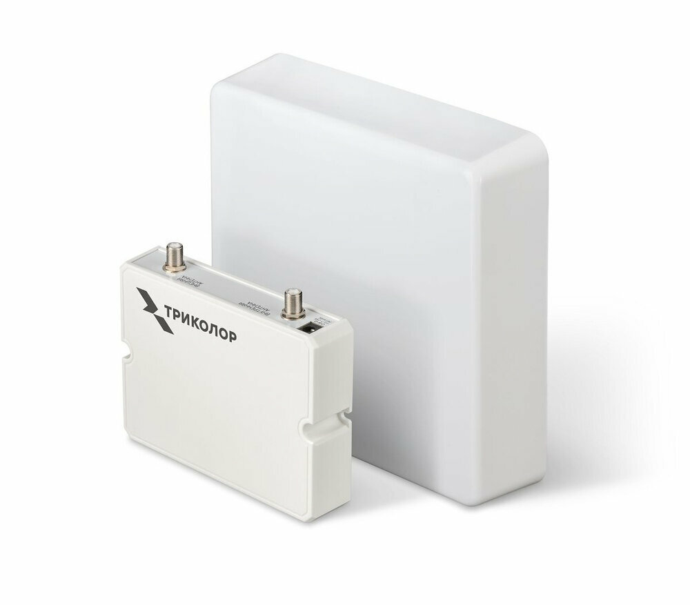 Усилитель сигнала Триколор TR-1800/2100-50-kit 10м двухдиапазонная белый (046/91/00053737)