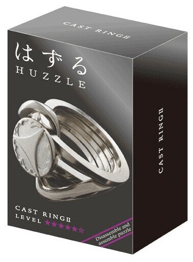 Hanayama Головоломка Кольцо-2 / Huzzle Cast Ring II 5* (5*5*3 см)