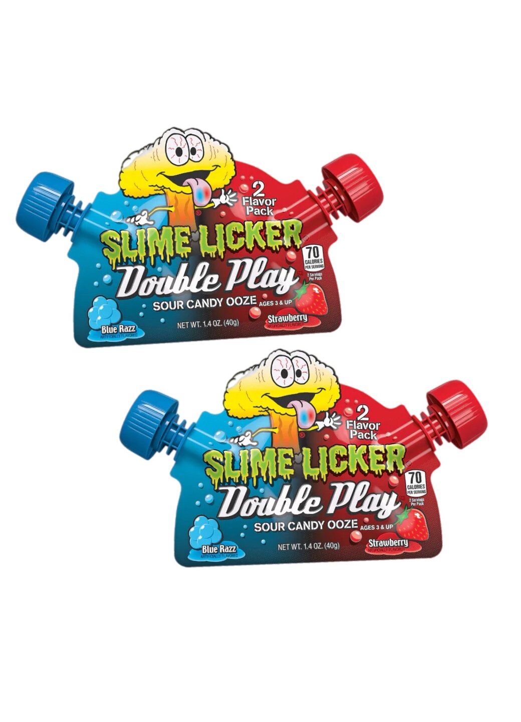 Жидкая конфета Toxic Waste Slim Licker Double Play 2 шт х 40 гр