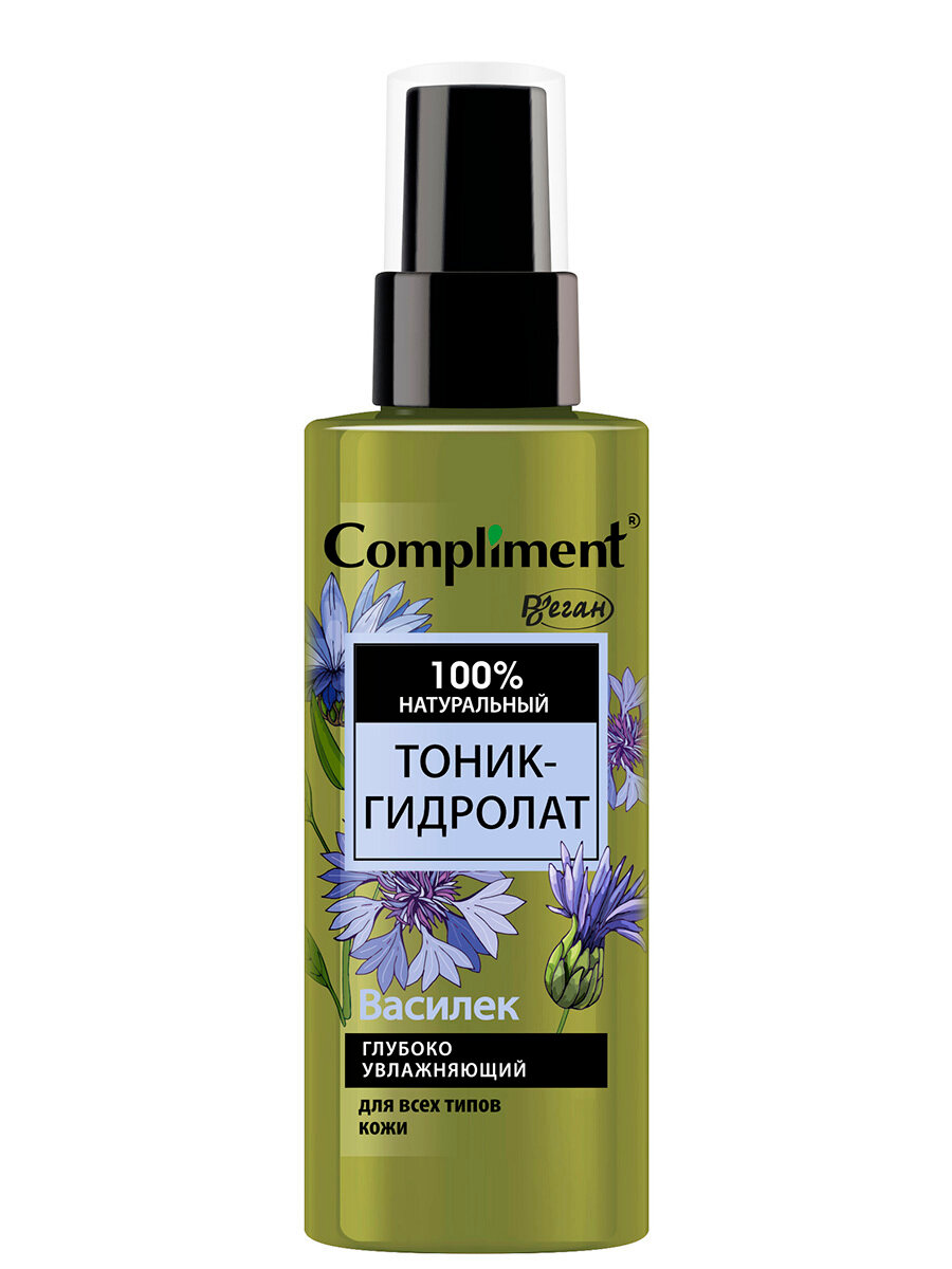 Compliment Тоник-гидролат Василек глубоко увлажняющий, 150мл