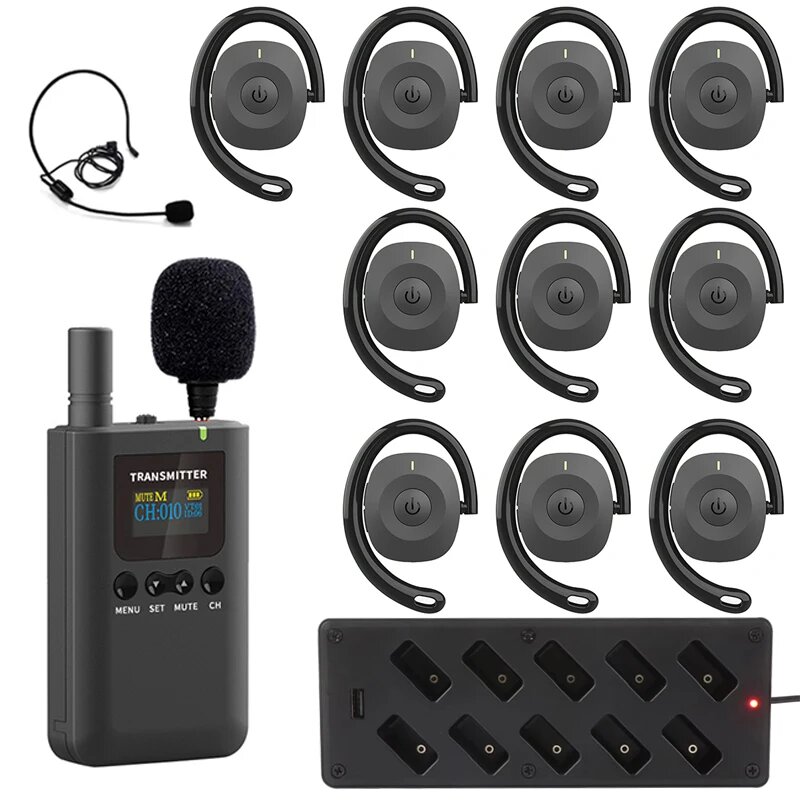 Беспроводная система экскурсовода Clear Sound 1T and 10R