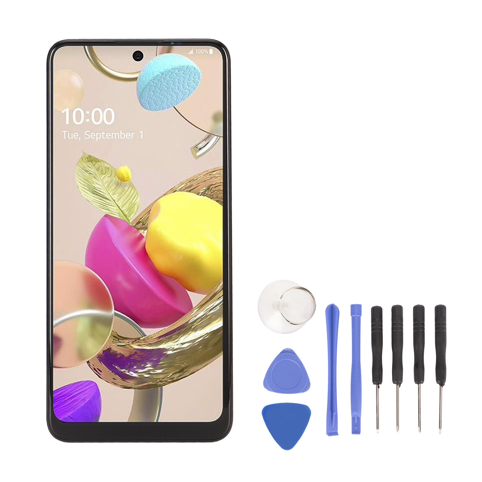 Замена ЖК-экрана телефона с инструментами, черный, 6,1-дюймовый дисплей-дигитайзер для K42 LMK420 LM K420 LMK420H