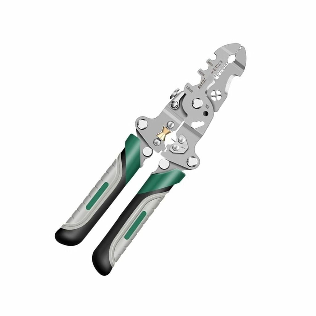 (1шт) Складной инструмент для зачистки проводов-18 в одном устройстве для зачистки проводов с круглым носиком