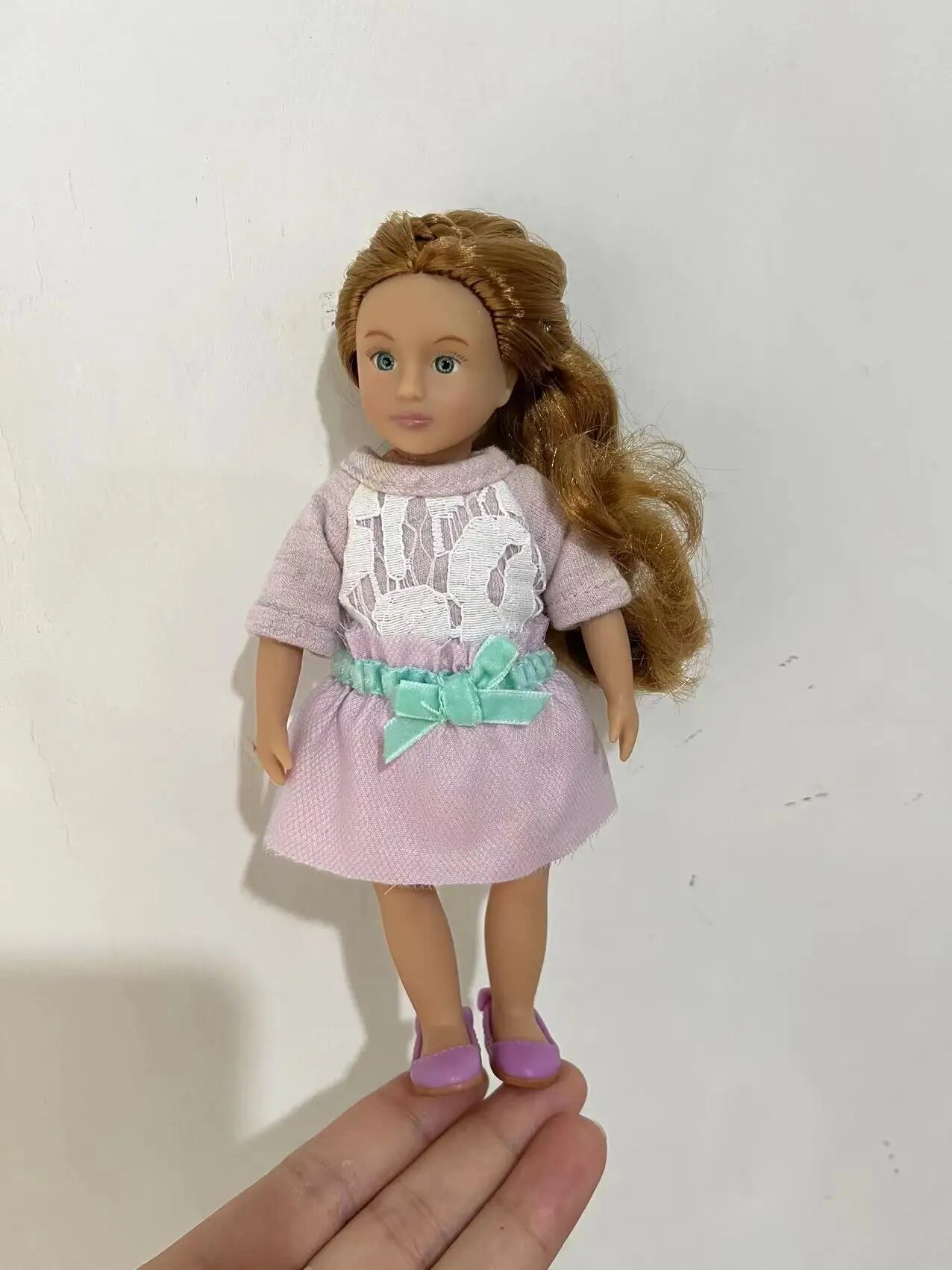 15CM Simulation eye palm mini og doll with clothes shoes baby doll toy girls toys