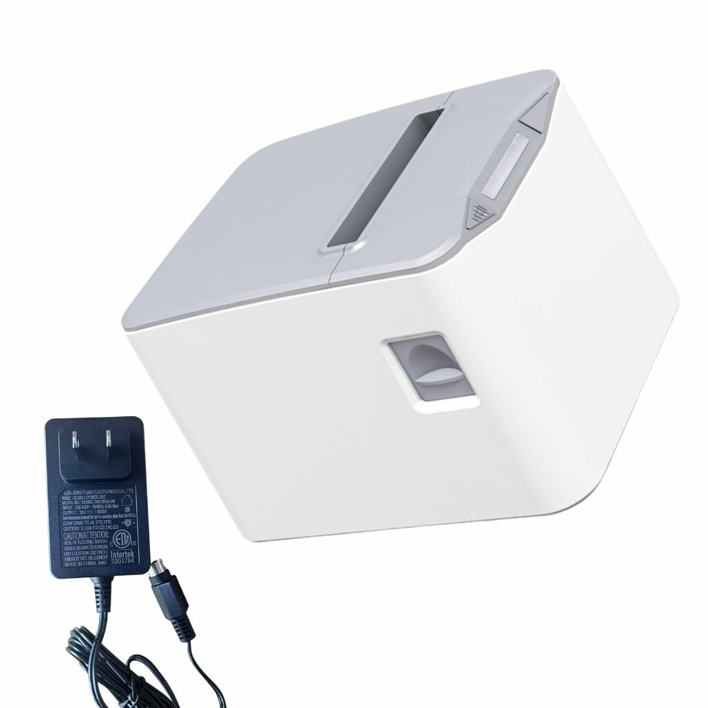 80-миллиметровый смарт-принтер bill USB Bluetooth Стандарта США-белый