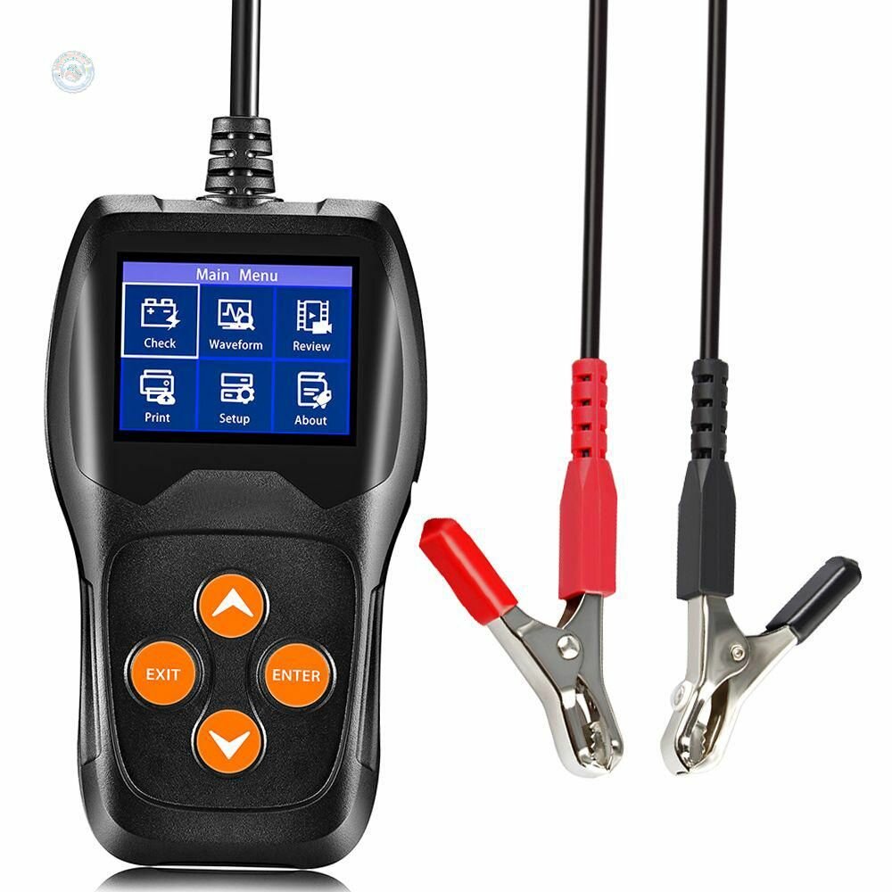 Профессиональный тестер аккумуляторов KONNWEI KW600 точный анализ напряжения, CCA, состояния батареи и диагностика для автомобилей 12В