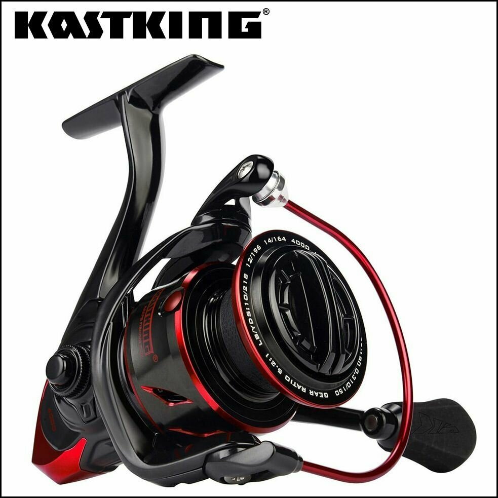 Катушки для ловли карпа KastKing Sharky III весом 15 кг для пресноводного спиннинга