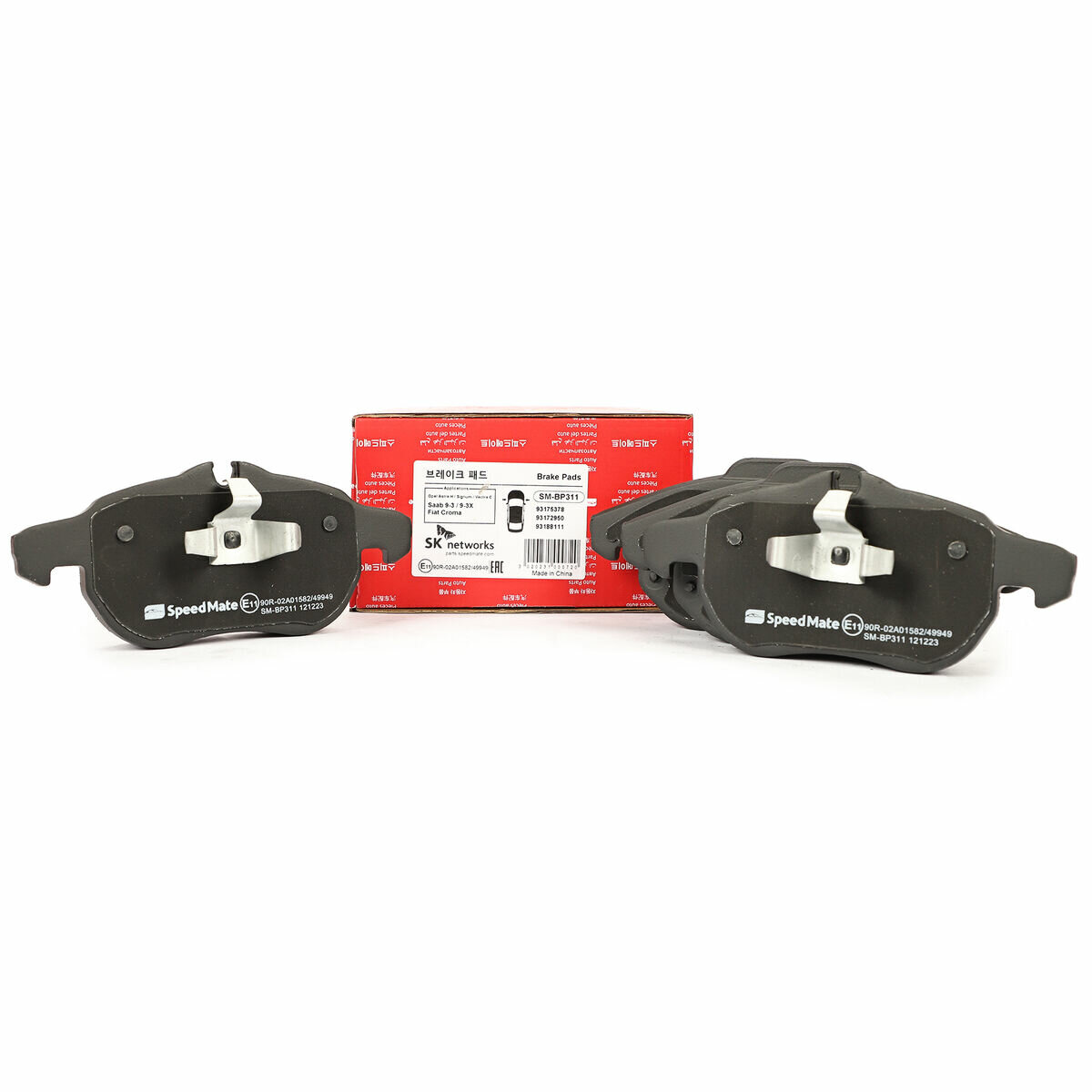 Колодки Opel Astra H , Signum , Vectra C/Saab 9-3,9-3X/Fiat Croma(Speedmate Sm-Bp311)
