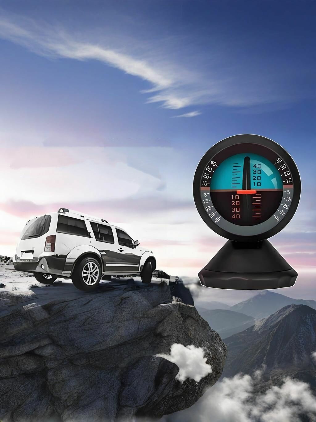 Автомобильный инклинометр, подходит для поездок по бездорожью