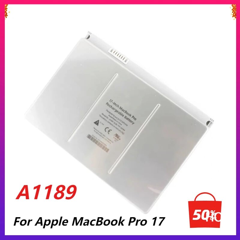 Новый аккумулятор для ноутбука Apple MacBook Pro 17 дюймов A1189 A1151 A1229 A1261 2006 2007 2008