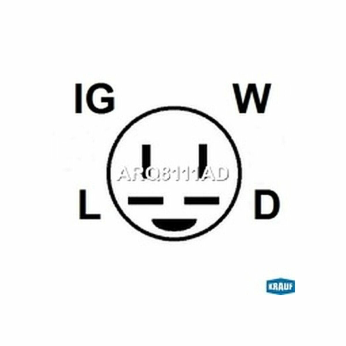 Регулятор Генератора(Krauf Arq8111Ad)