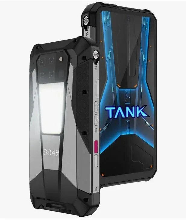 Смартфон Unihertz Tank 3 Pro 16/512 ГБ, Dual nano SIM, 6.79"inch,23800mAh, черный