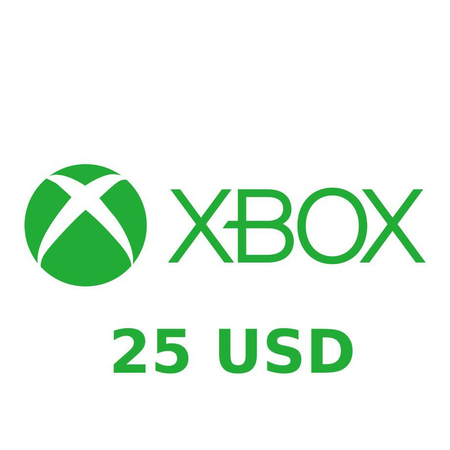 Карта пополнения счета Xbox - 25 USD (25$), (США/USA), электронный ключ