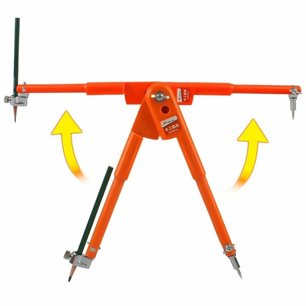 Карандашные циркули Регулируемые разделители Маркировочный и разметочный циркуль для деревообработки