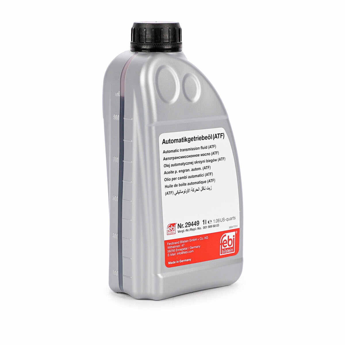 Масло Трансмиссионное Atf Febi Синтетическое 1Л.(Febi 29449)