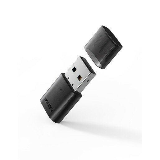 Адаптер UGREEN CM390 80889 USB Bluetooth 5.0 Adapter Black