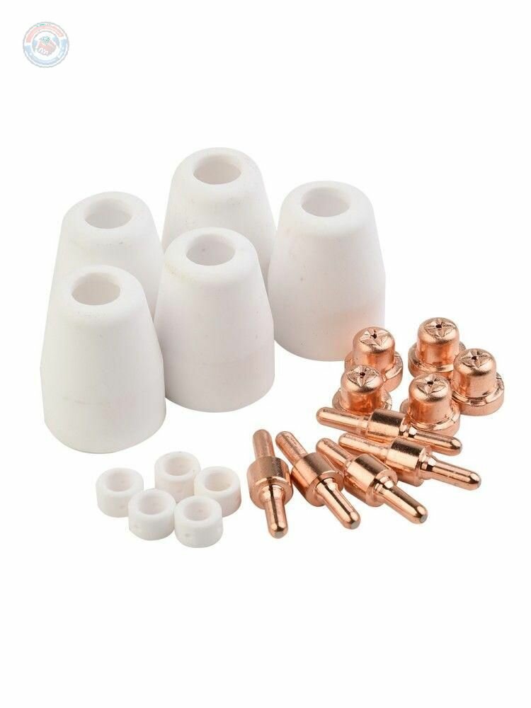 Комплект расходных материалов для плазменной резки PT-31 JG-40 WSD-LG40 электроды сопла защитные колпачки кольца наконечники термостойкие сварочные аксессуары