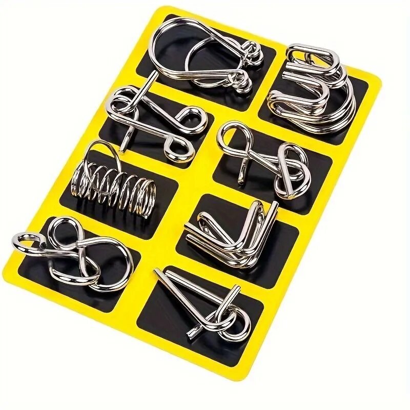 Интерактивные развивающие головоломки-головоломка, тренажёр для логики и креативности, антистресс игрушка для детей, разблокируй цепочки и развивай мышление